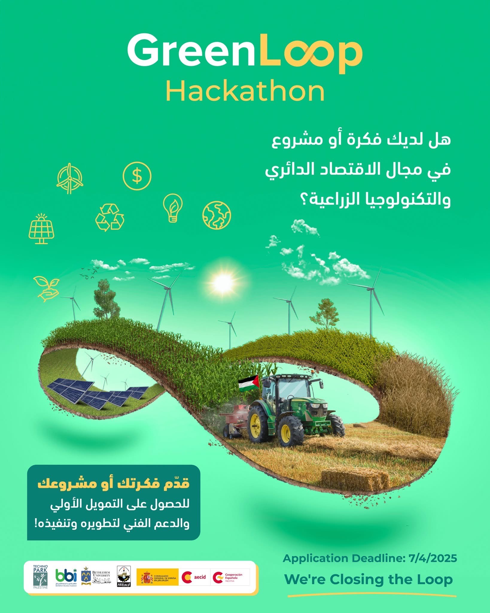 هاكاثون “GreenLoop”: تمكين النساء والشباب في الاقتصاد الدائري والاستثمار الأخضر – Al Jabal Company